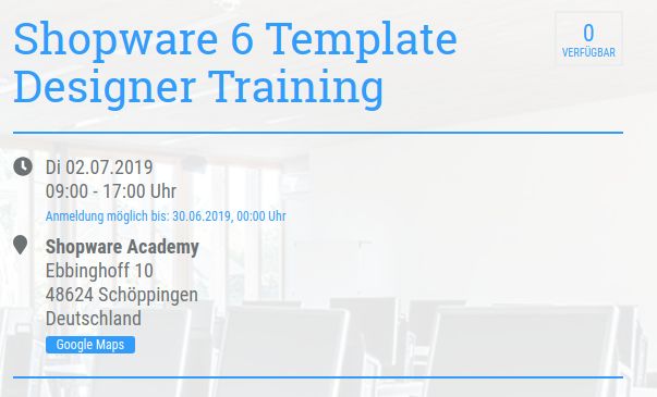 Shopware 6 | Kostenloses Template und Plugin Training für ...